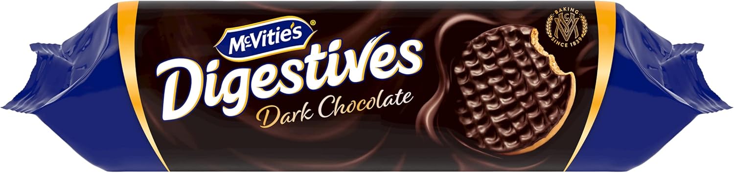 McVitie's Dark Chocolate Digestive Biscuits 400g – £1.69 S&S