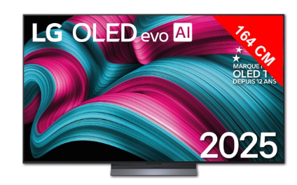 TV LG OLED 4K 164 cm OLED65C54 evo OLED C5 2025 à 1.390€