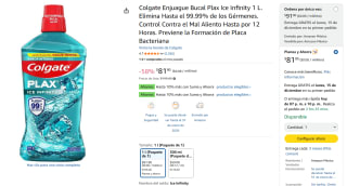 Enjuague Colgate Plax Ice Infinity 1L por $82 | Oferta Amazon