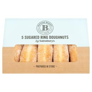 Sainsbury’s Sugared Ring Doughnuts x5 Nectar Price £1