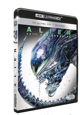 Film Alien en 4K Ultra-HD + Blu-ray à 11,40€