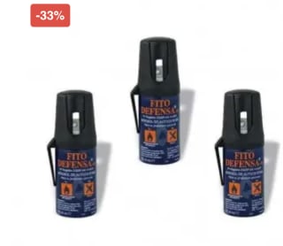 FITO DEFENSA 50 Spray Defensa Personal Homologado Oferta 3x2 por 29.90€