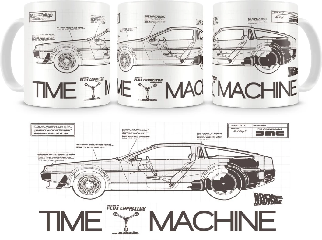 Back to the Future - Time Machine Mug voor €5 bij Nedgame