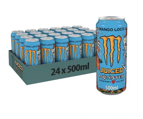 Monster Energy Pack 24x500ml por 24,40€
