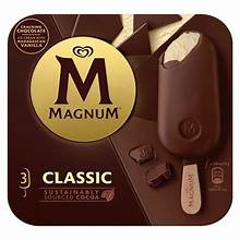 Magnum Ice Cream 3x100ml Clubcard £1.75 Tesco Deal