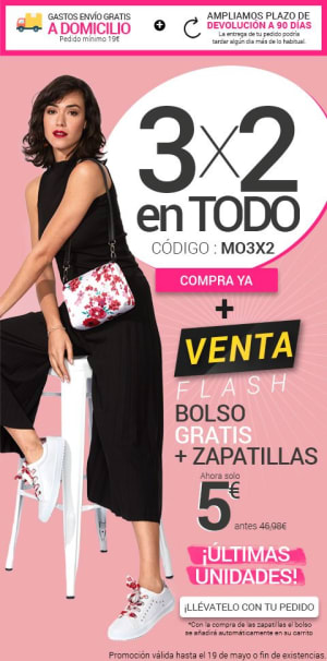 3x2 en tu compras en Magic Outlet