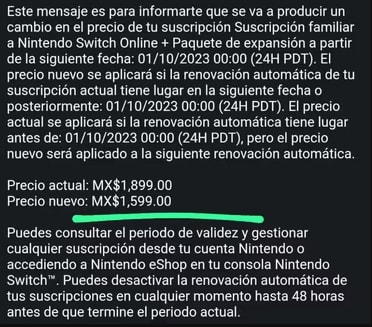 Plan Familiar de Nintendo Switch Online + Expansión más barato