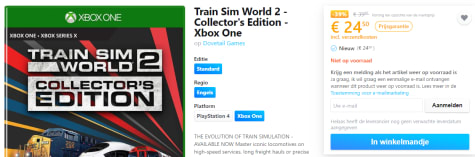Train Sim World 2 - Collector's Edition Xbox One voor €24,50 bij Coolshop