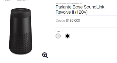 Parlante Bose Soundlink Revolve II por $189.000 en Aufbau