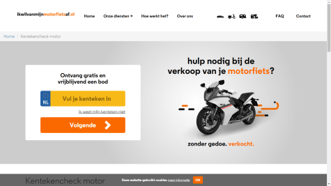 De RDW kenteken check nu gratis via Ikwilvanmijnmotorfietsaf