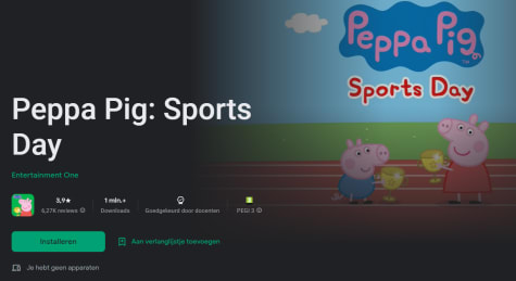 Peppa Pig: Sports Day Gratis via de Playstore