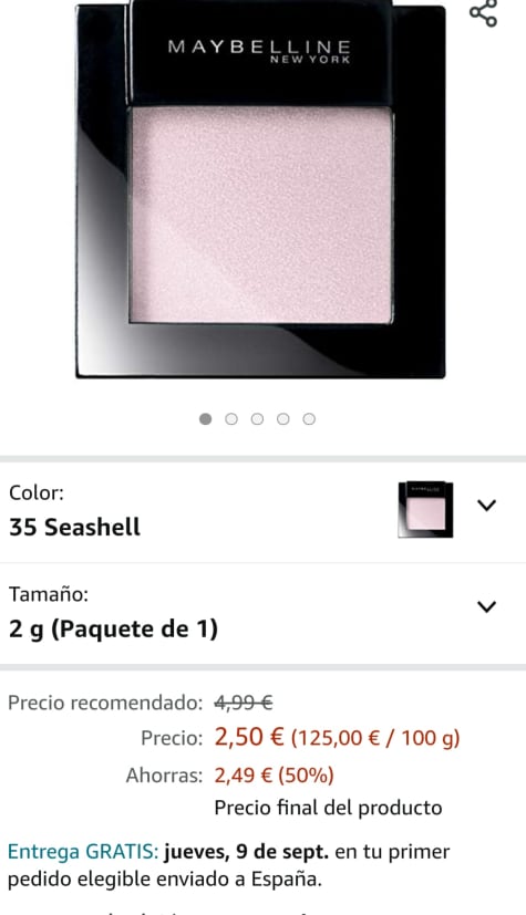 Maybelline New York - Color Sensational Sombras de Ojos en polvo ultra ...