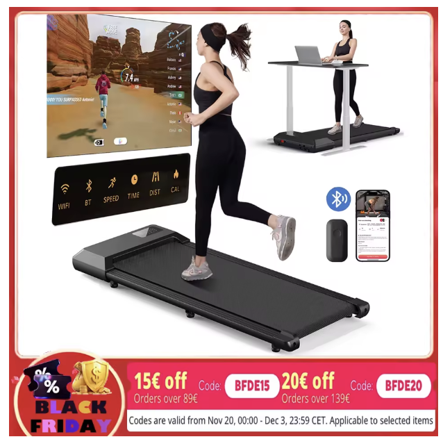 Cinta Correr Caminar Motor 25 HP Absorción Impactos Antideslizante Mini ...