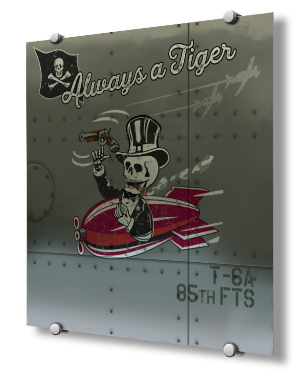 85th FTS T-6 FAIP MAFIA Metal Nose Art - Squadron Posters