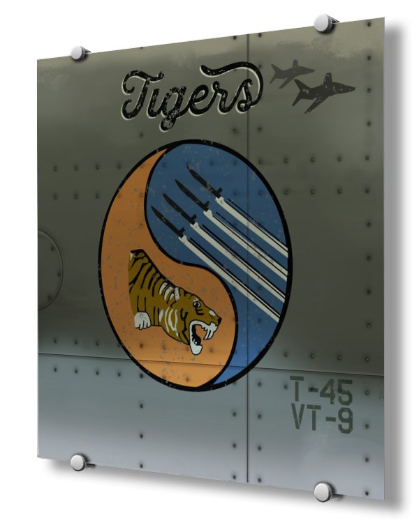 VT-9 “Tigers” Nose Art - Squadron Posters