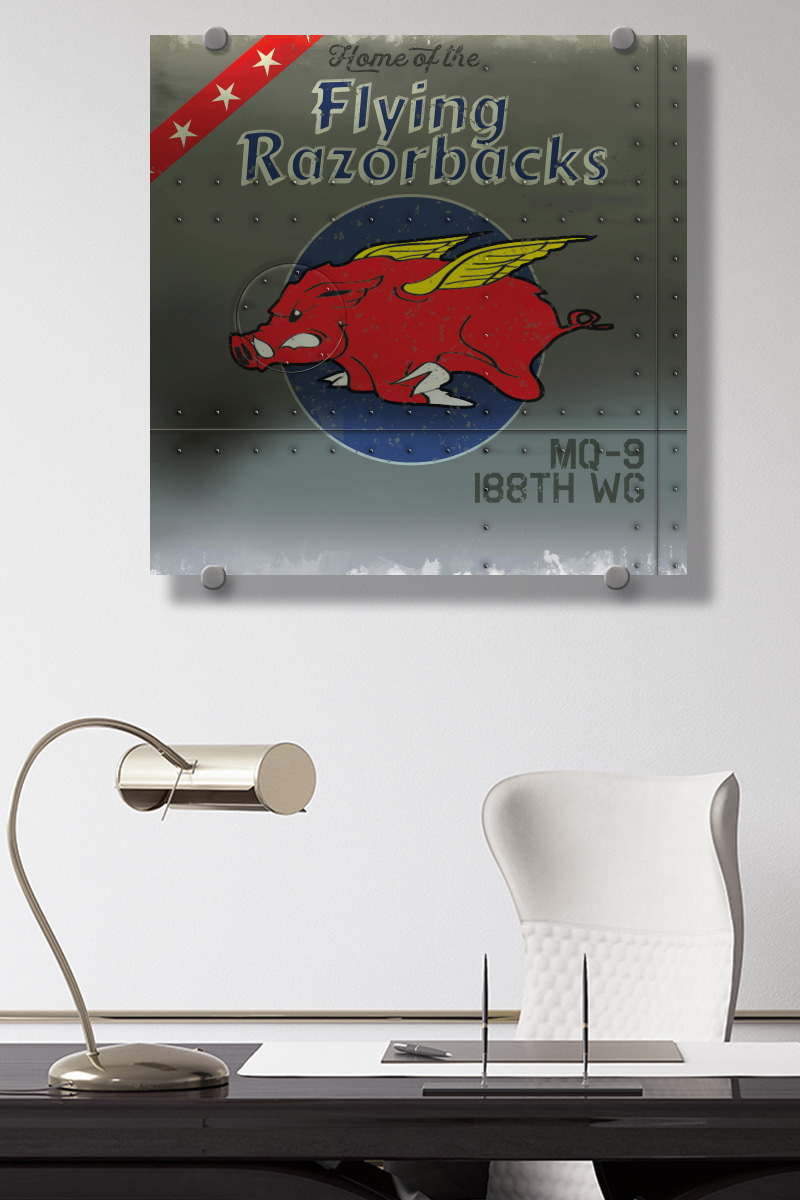 188th WG Flying Razorbacks Nose Art - Squadron Posters