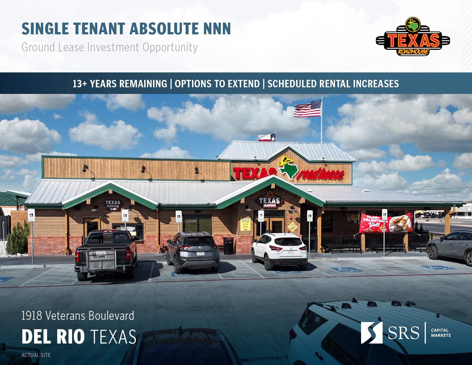 Del Rio, TX - Texas Roadhouse | Retail investment sale in Del Rio ...