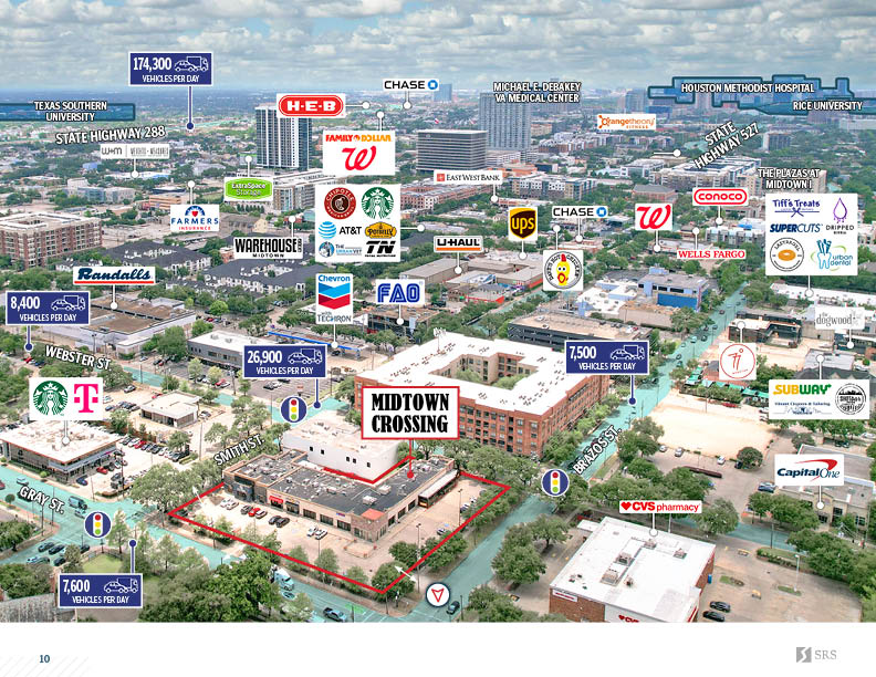 Houston, TX - Midtown Crossing | Retail investment sale in Houston ...