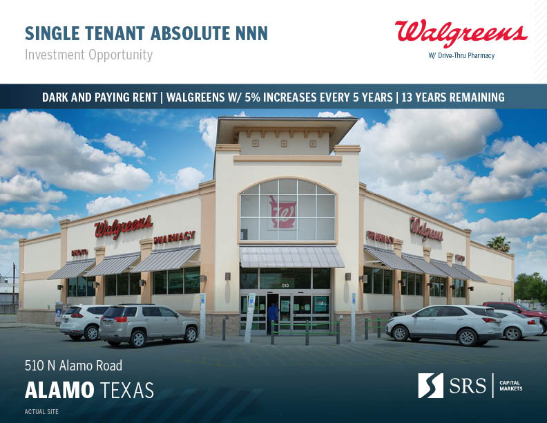 Alamo, TX - Walgreens | Retail investment sale in Alamo, Texas - SRS