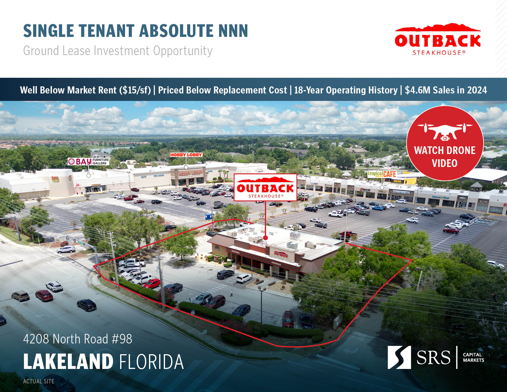 Lakeland, FL - Outback Steakhouse | Retail investment sale in Lakeland ...