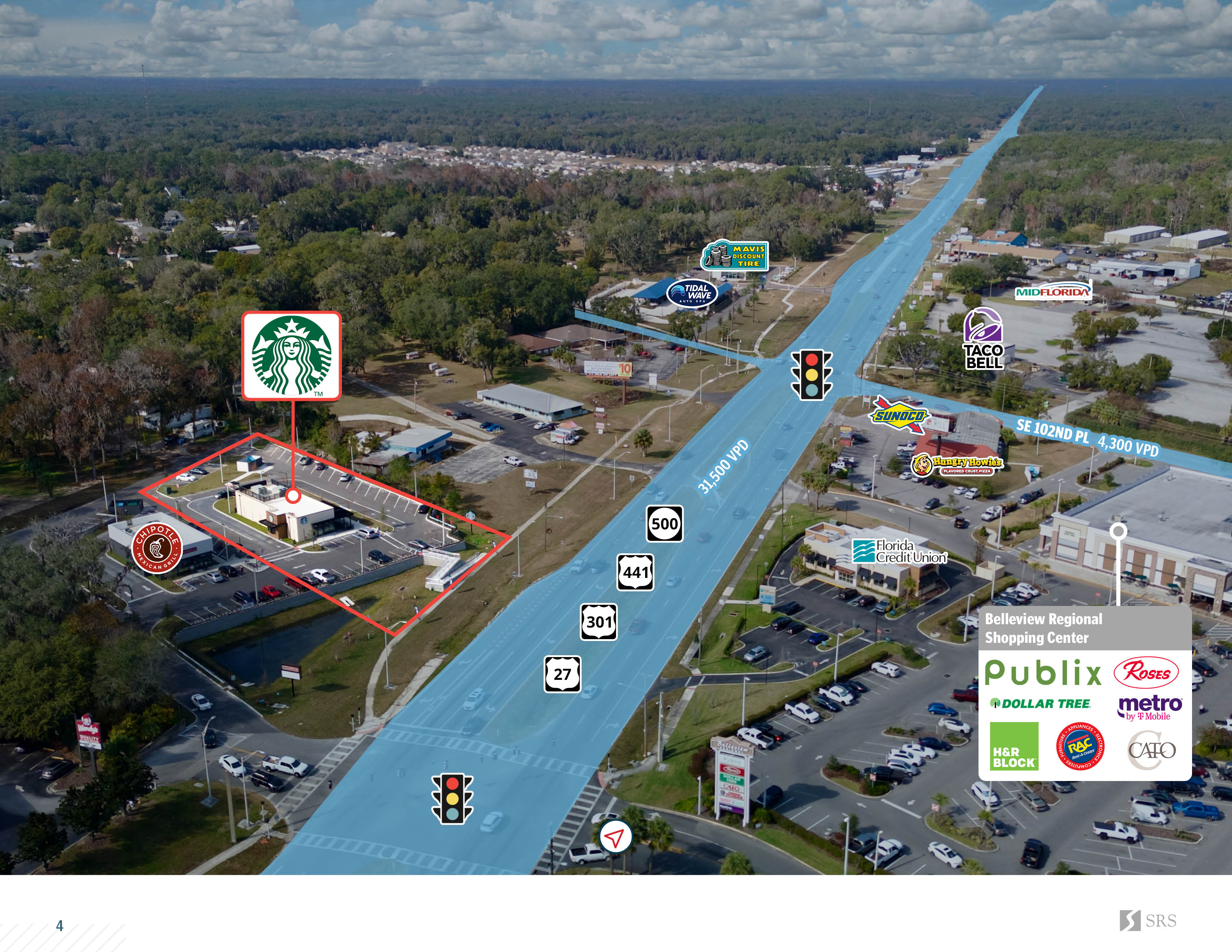 Belleview, FL - Starbucks | Retail investment sale in Belleview ...