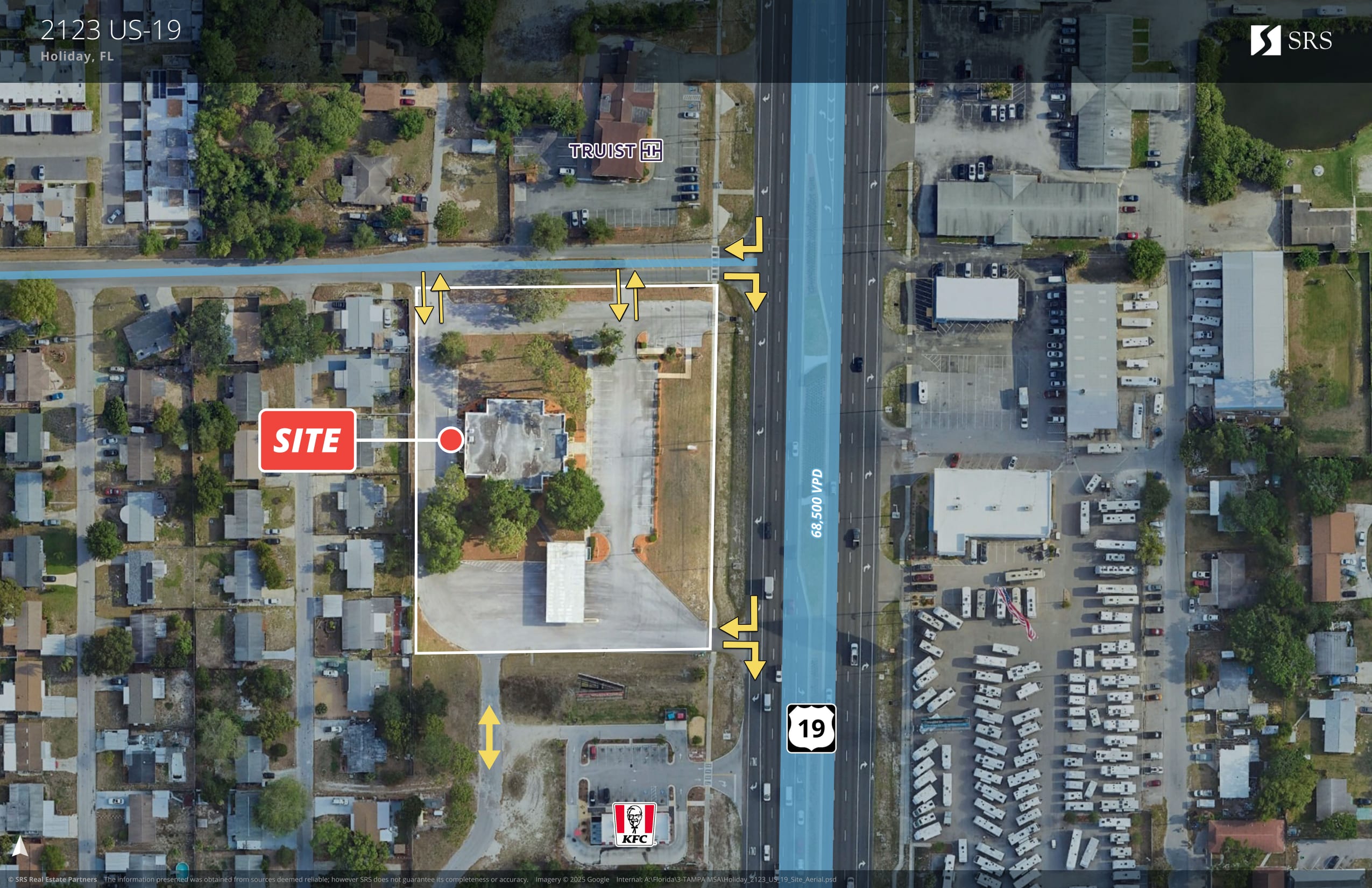 Holiday Bank Branch Available | Retail for lease in Holiday, Florida - SRS