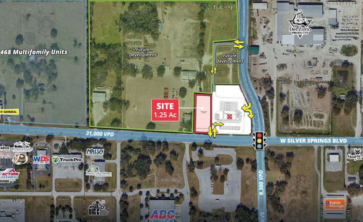 Outparcel Available | Land for lease in Ocala, Florida - SRS