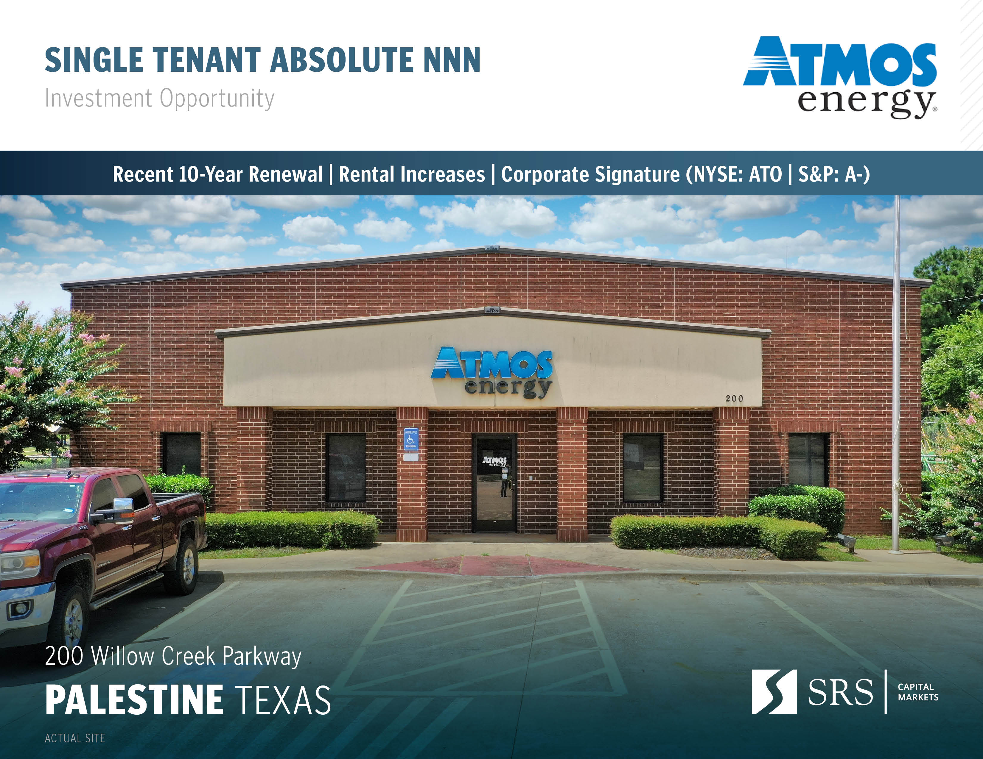 Palestine, TX - Atmos Energy Corporation | Industrial investment sale ...