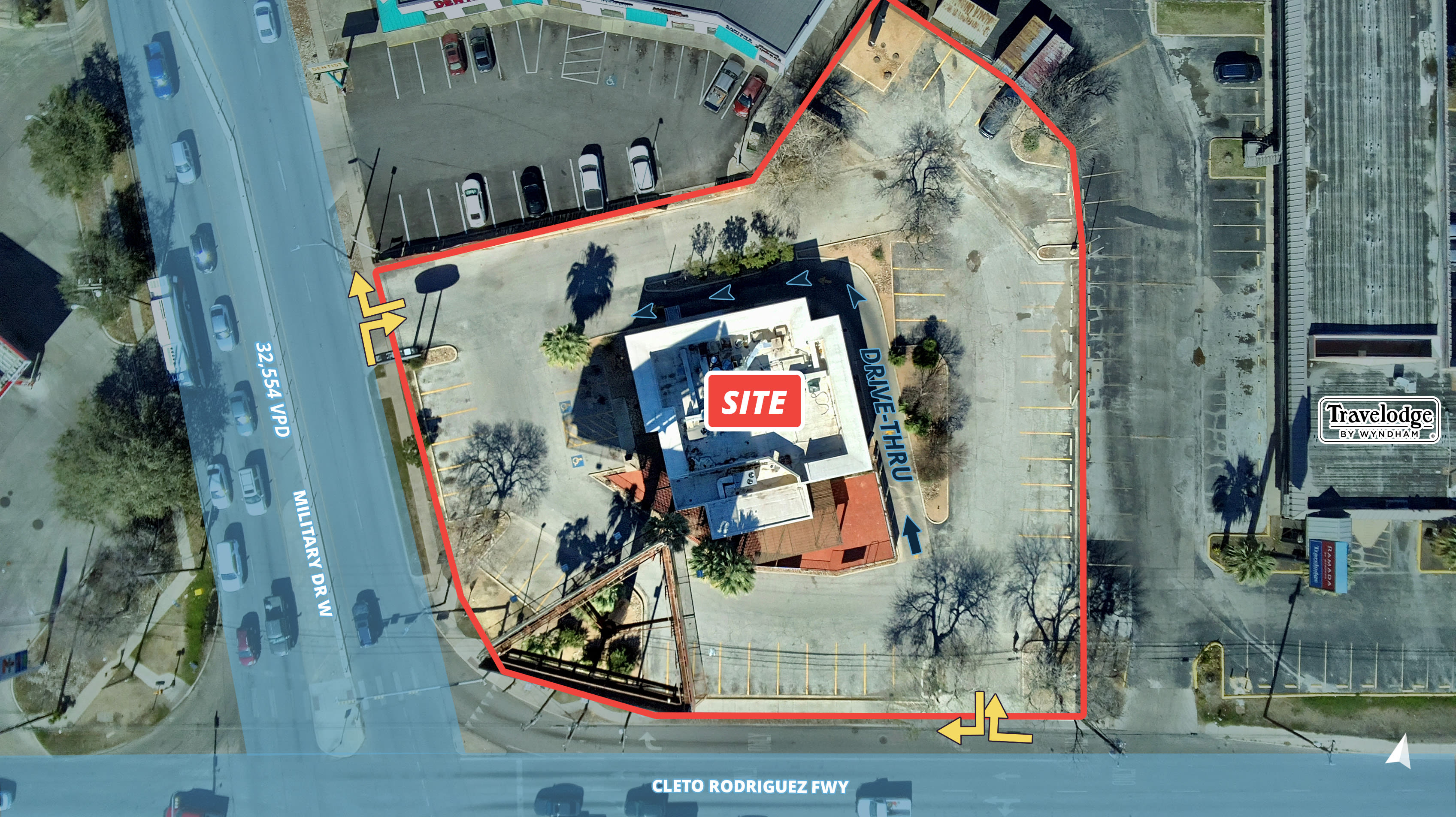 Former Taco Cabana | 6867 W US Hwy 90 | Retail for lease in San Antonio ...