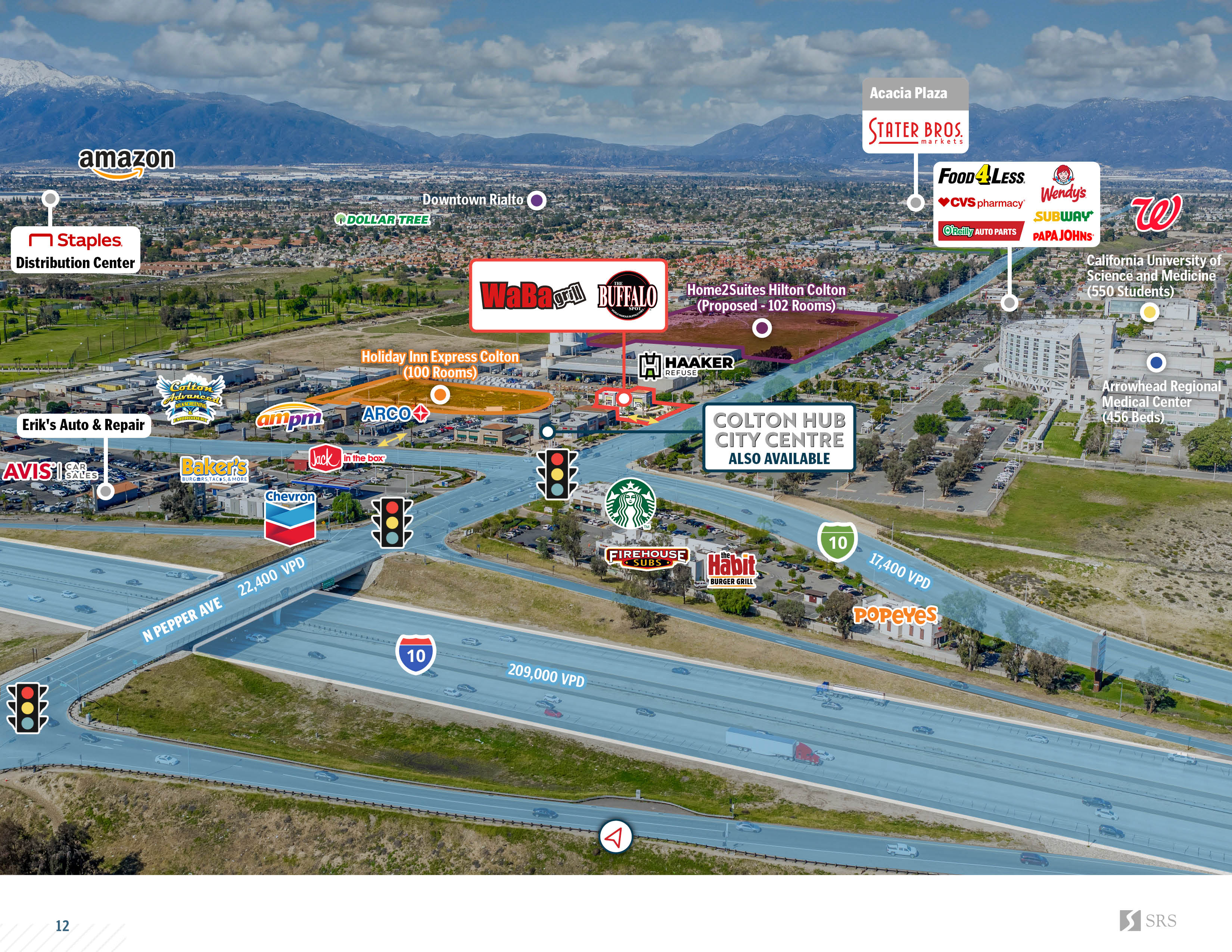 Colton, CA - Waba Grill & The Buffalo Spot | Retail investment sale in ...