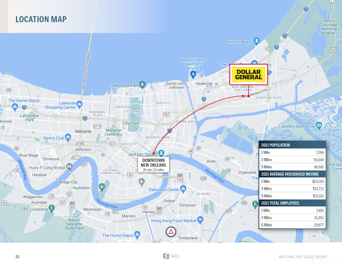 New Orleans, LA - Dollar General | Retail investment sale in New ...