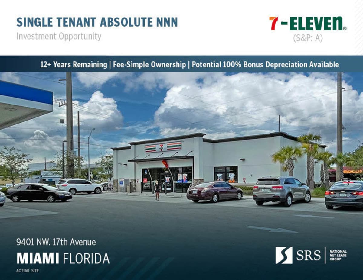 Miami, FL - 7-Eleven DO NOT USE | Retail investment sale in Miami ...