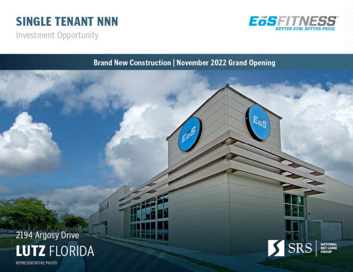 Lutz, FL - EOS Fitness | Retail investment sale in Lutz, Florida - SRS