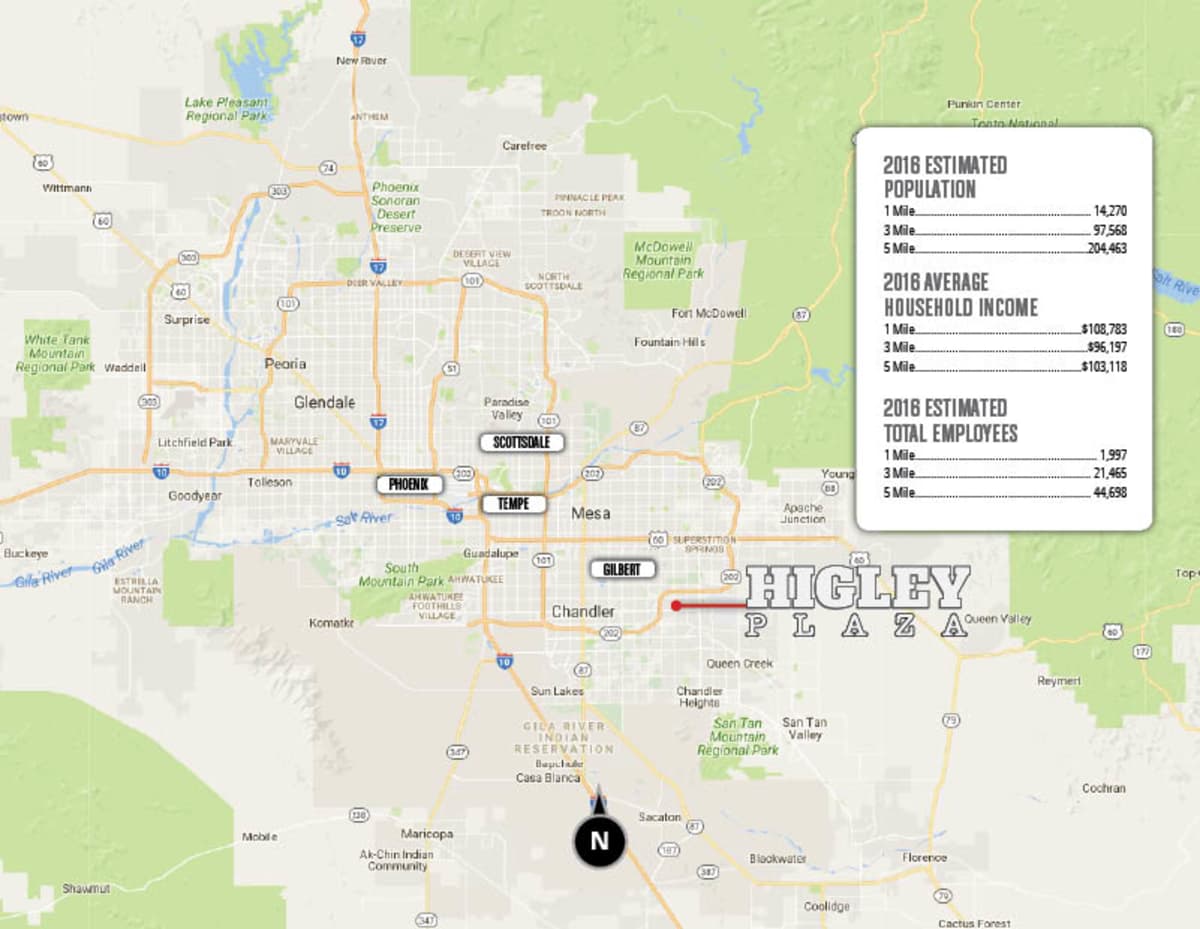 AZ-Gilbert-Higley Plaza | Retail investment sale in Gilbert, Arizona - SRS