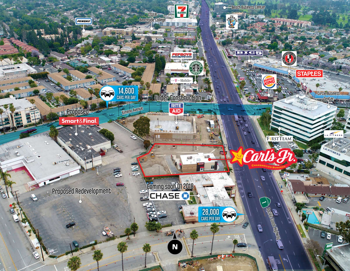 Long Beach, CA - Carl's Jr. | Retail investment sale in Long Beach ...
