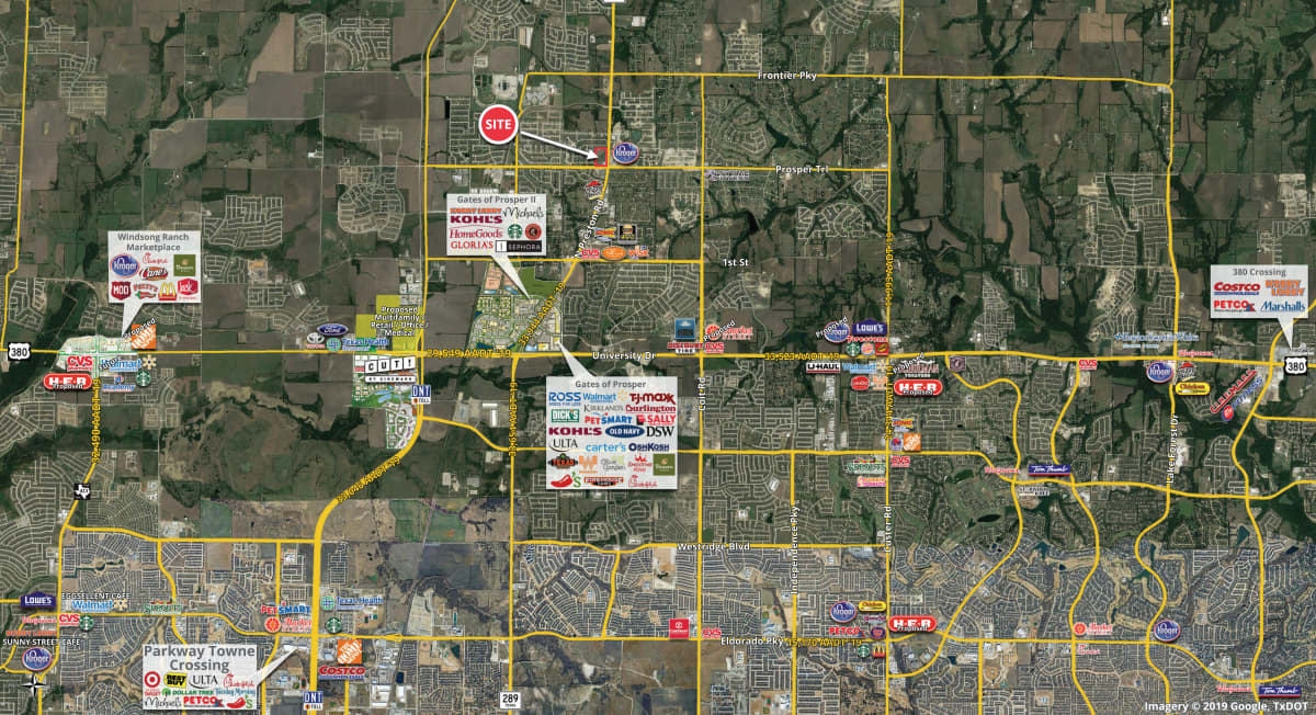 New Development | Land for lease in Prosper, Texas - SRS