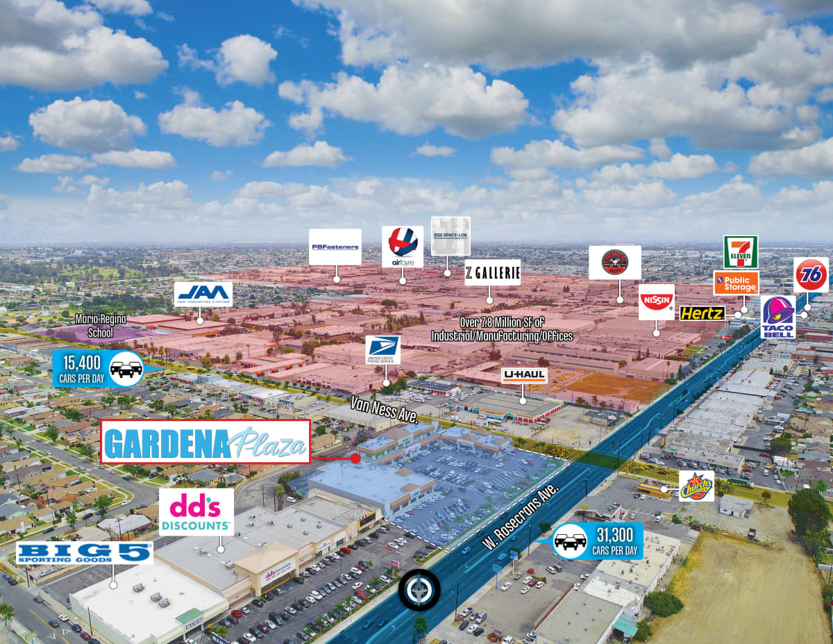 Gardena, CA - Gardena Plaza | Retail investment sale in Gardena ...