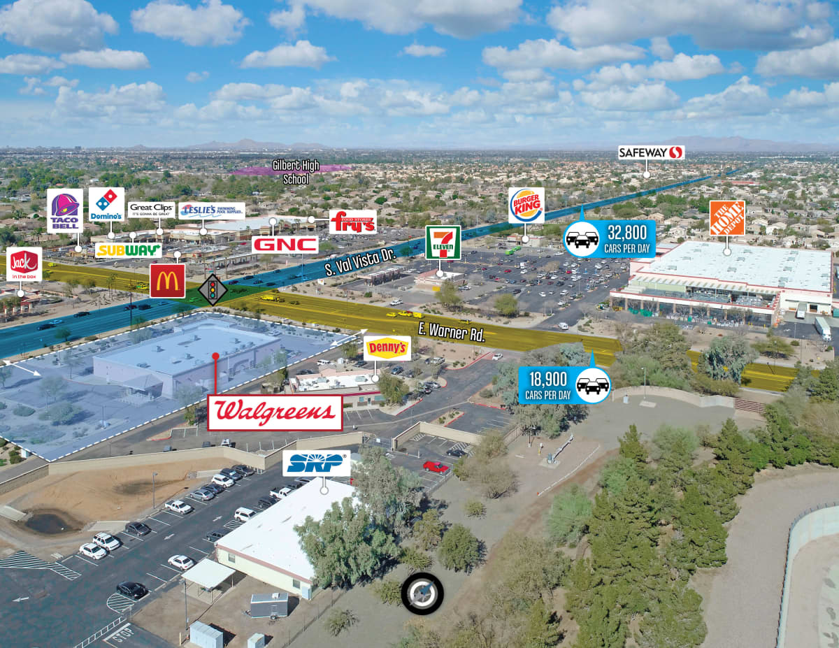 Gilbert, AZ - Walgreens | Retail investment sale in Gilbert, Arizona - SRS