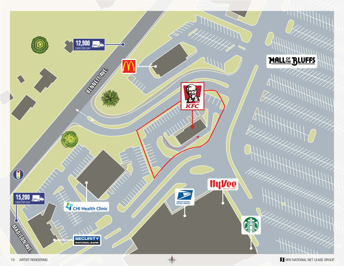 Council Bluffs, IA - KFC | Retail for sale in Council Bluffs, Iowa - SRS