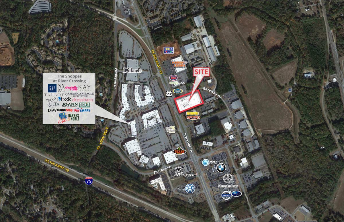 Riverside Dr Outparcel | Retail for lease in Macon, Georgia - SRS