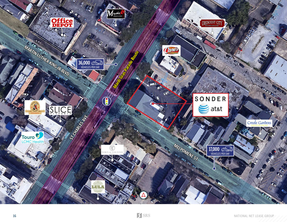 New Orleans, LA - AT&T (Flagship) and Sonder - St. Charles Ave | Retail ...