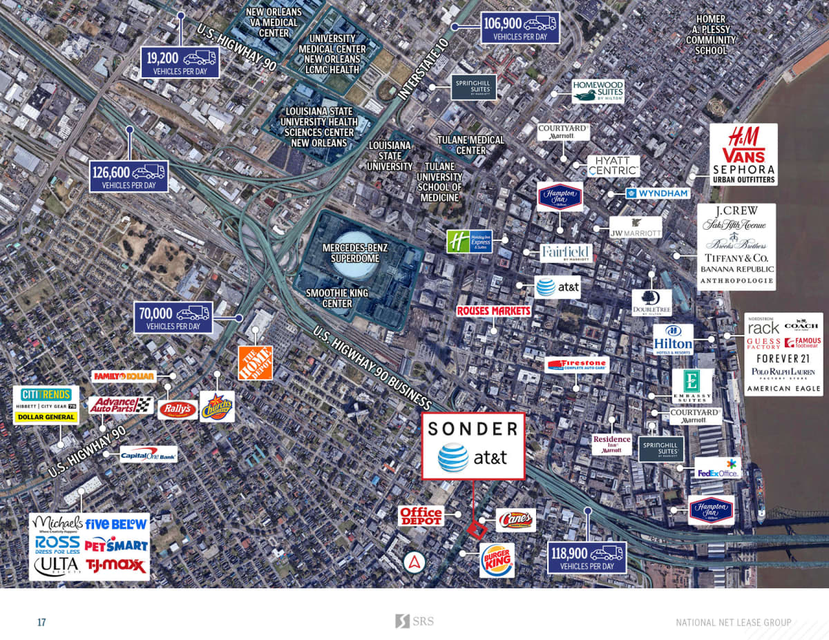 New Orleans, LA - AT&T (Flagship) and Sonder - St. Charles Ave | Retail ...