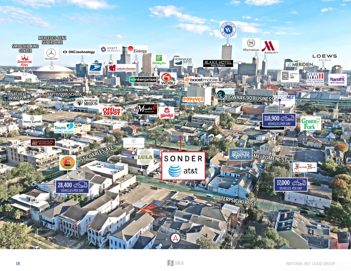 New Orleans, LA - AT&T (Flagship) and Sonder - St. Charles Ave | Retail ...