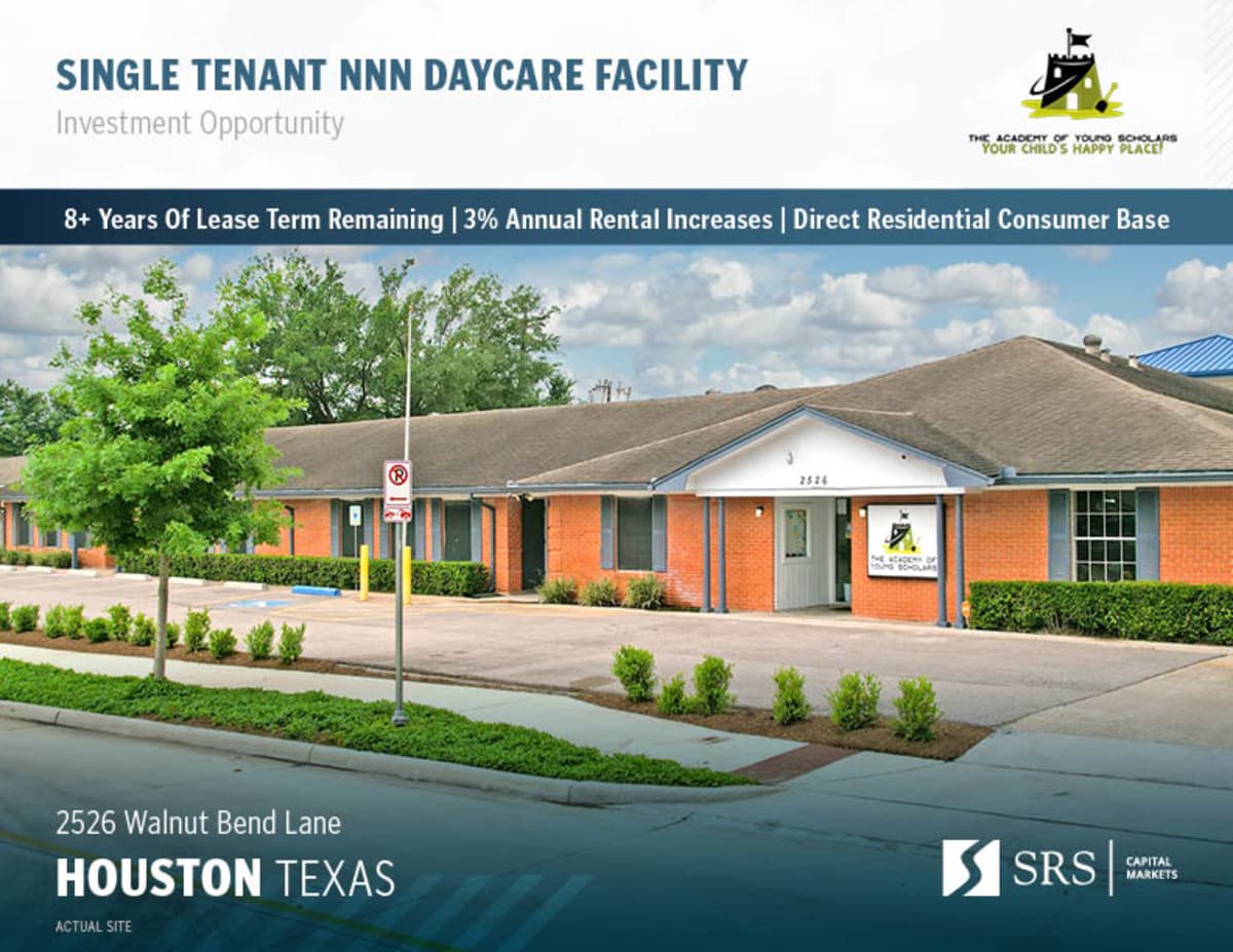 Houston, TX - The Academy of Young Scholars Daycare | Retail investment ...