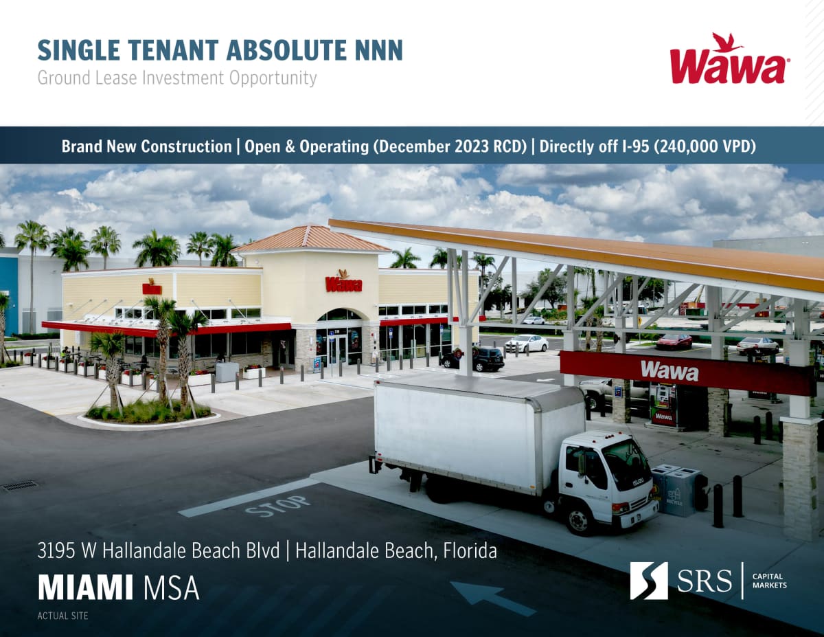 Hallandale Beach, FL - Wawa | Retail investment sale in Hallandale ...