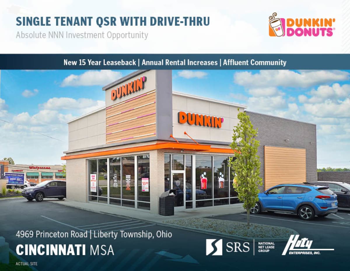 Liberty Township (Hamilton), OH - Dunkin' | Retail investment sale in ...