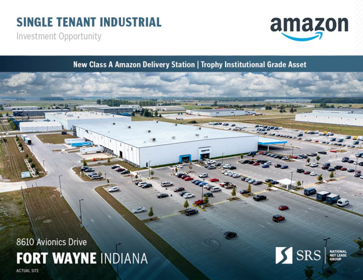 Fort Wayne, IN - Amazon Delivery Warehouse | Industrial investment sale ...
