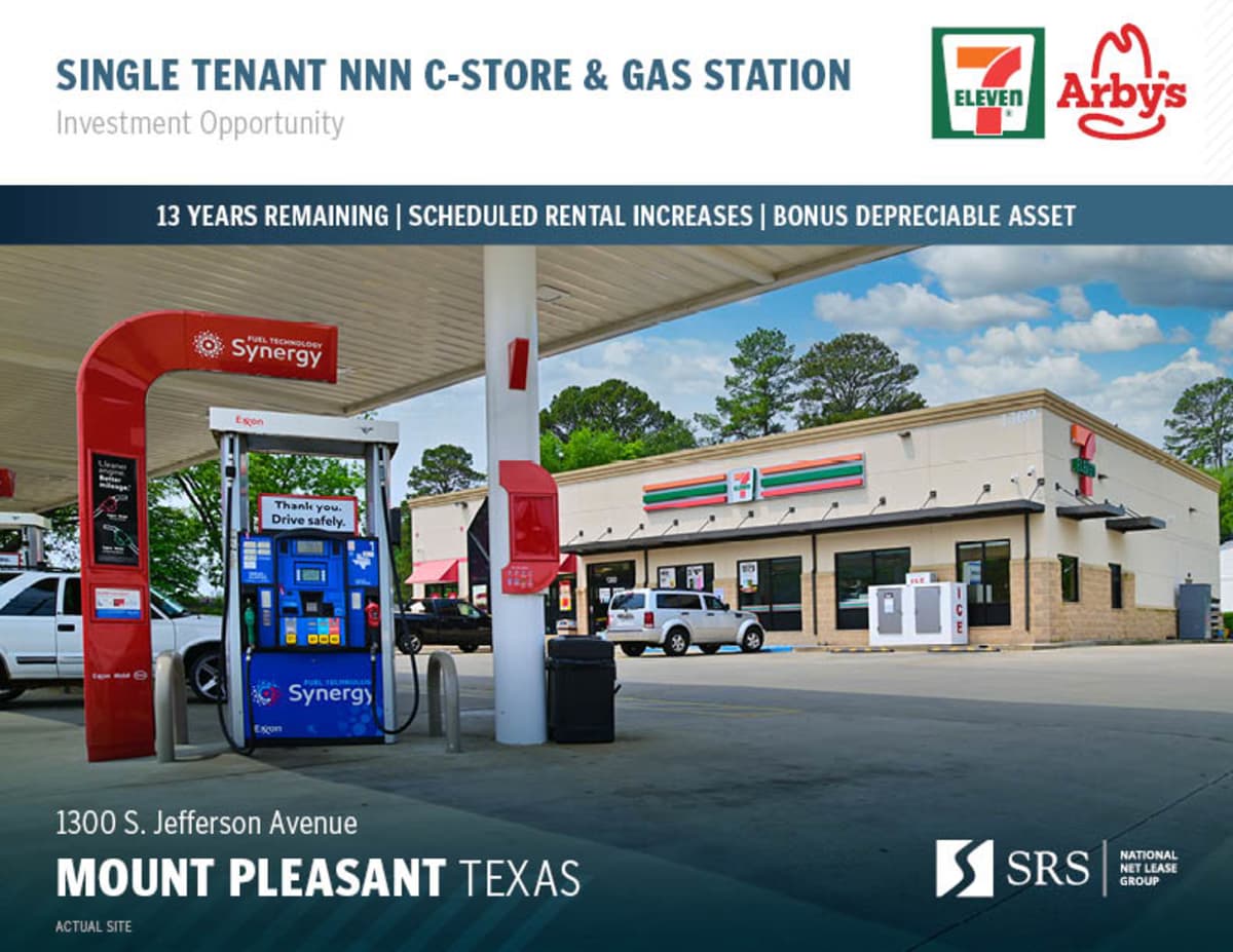 Mt. Pleasant, TX - 7-Eleven | Retail investment sale in Mt Pleasant ...