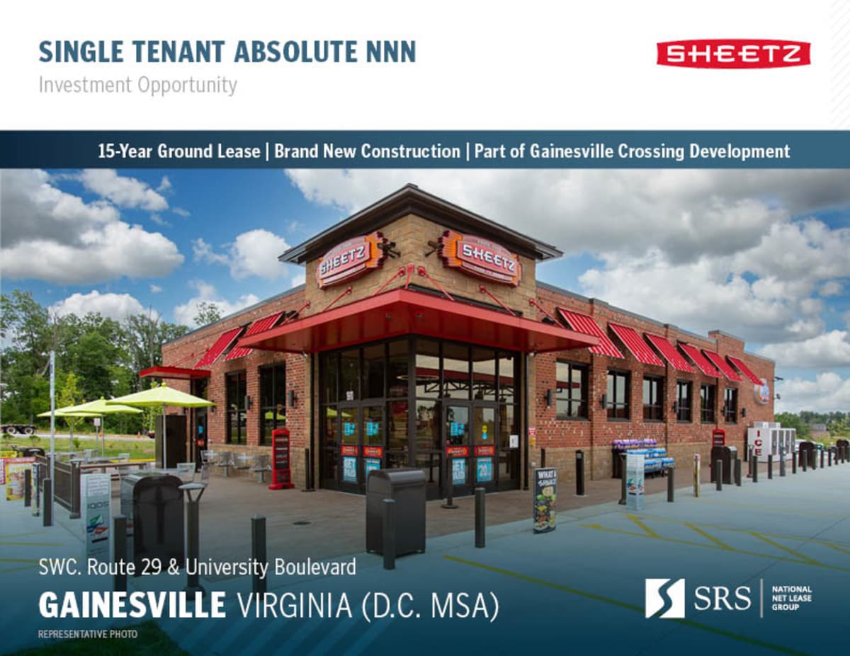 Gainesville, VA - Sheetz | Retail investment sale in Gainesville ...