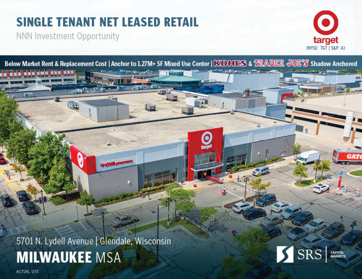 Glendale, WI - Target (Bayshore) | Retail investment sale in Glendale ...